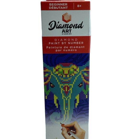 Leisure Arts | Toys | Leisure Arts Diamond Dotz Art Kit Dala B Elephant ...